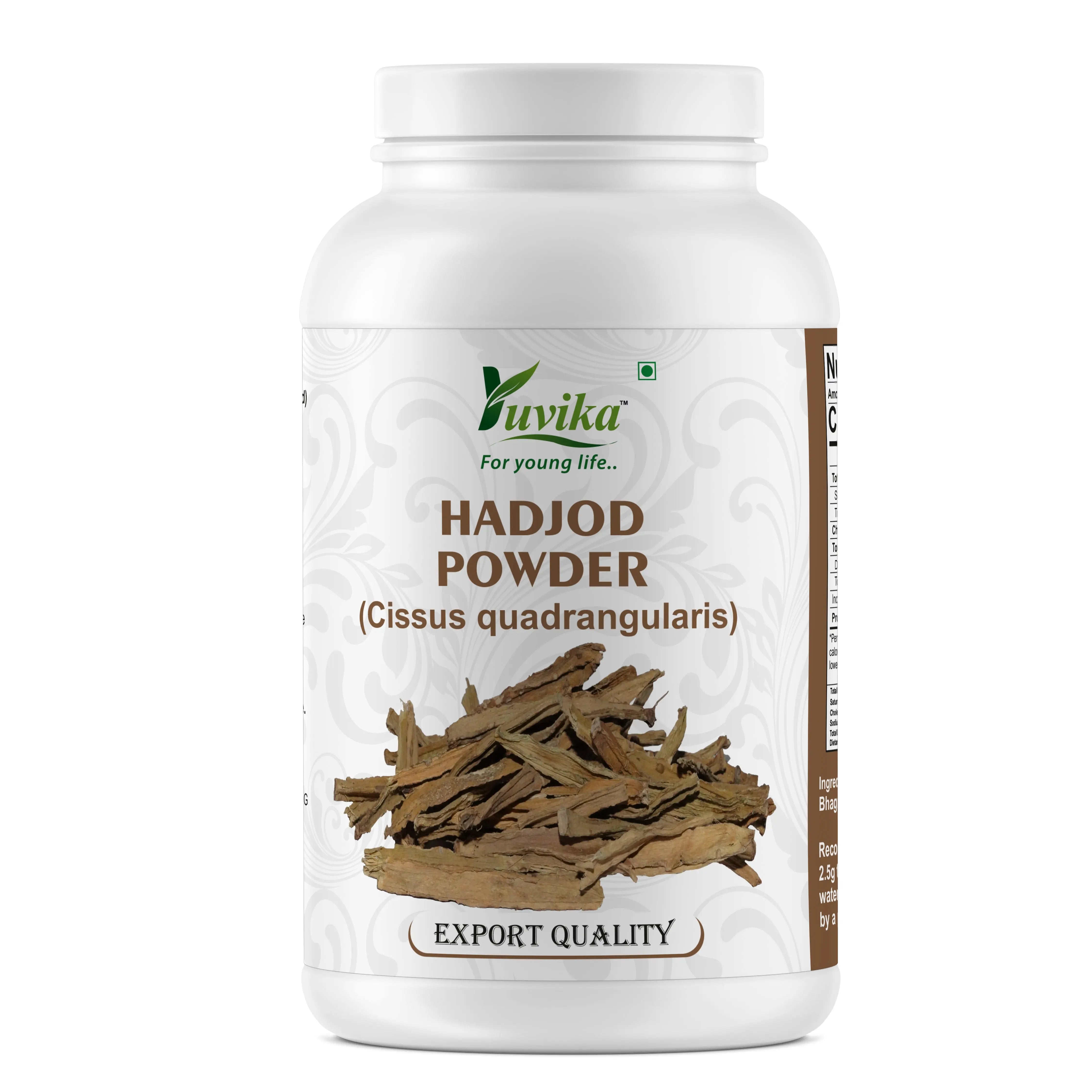 Yuvika Hadjod Powder - Cissus Quadrangularis (100g) – Yuvika Herbs Ayurveda