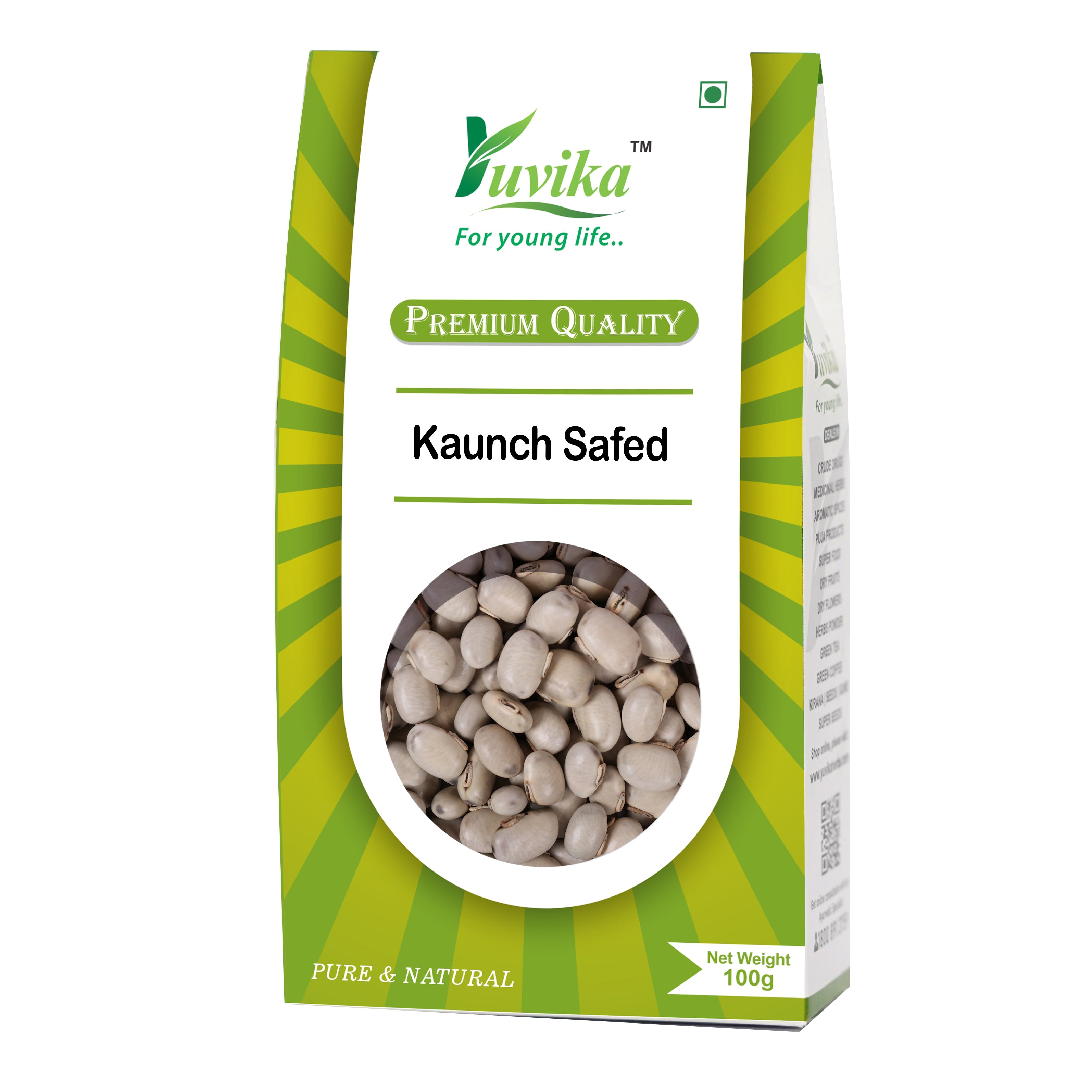 Kaunch Safed - Mucuna Pruriens - White Kaunch Seeds - Cowhage (100G ...