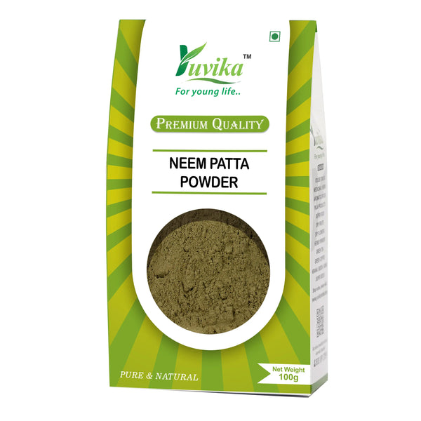 Neem Patta Powder - Azadirachta Indica - Neem Leaves (100g) – Yuvika ...
