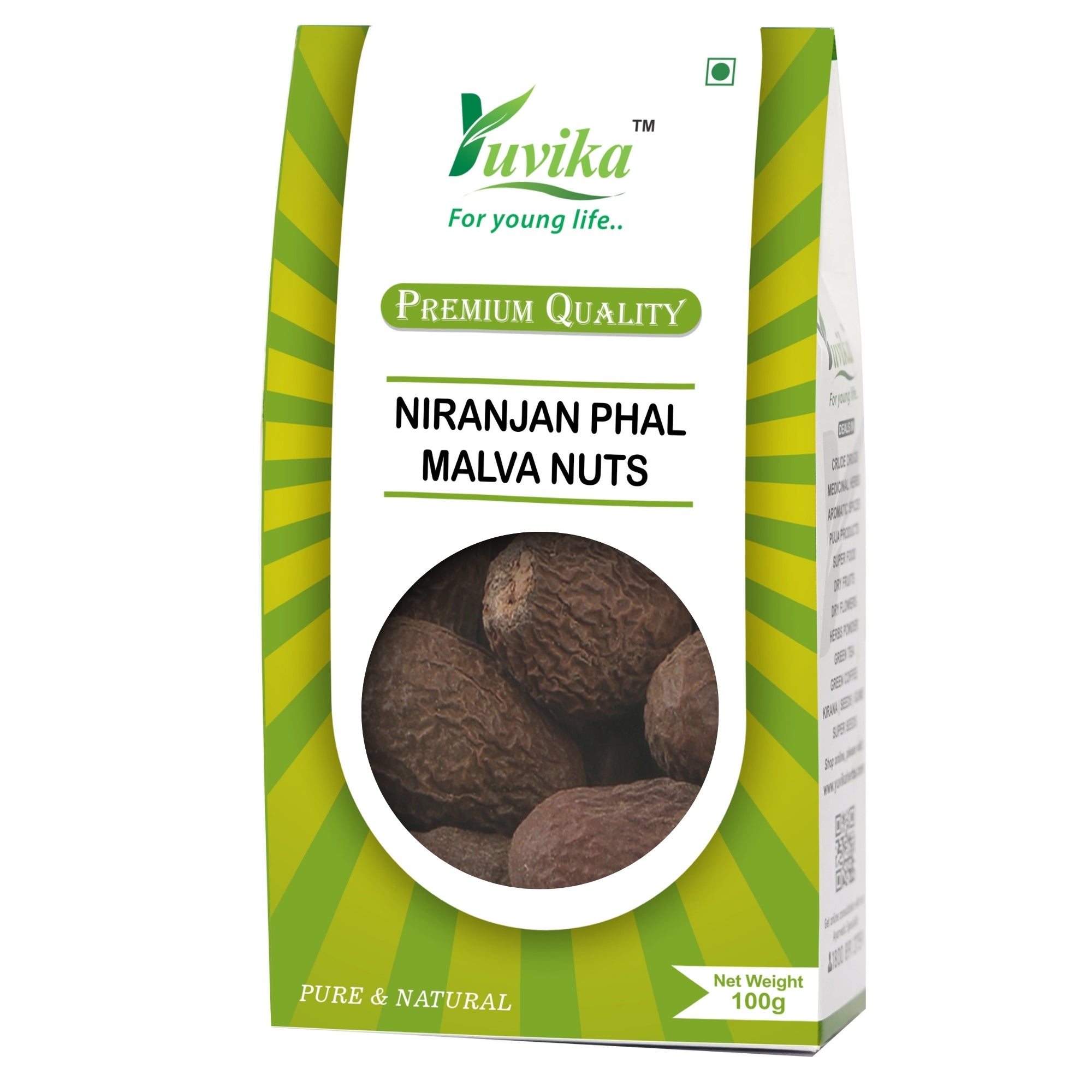 Niranjan Phal - Sterculia Lychnophora - Malva Nuts (100g) – YUVIKA