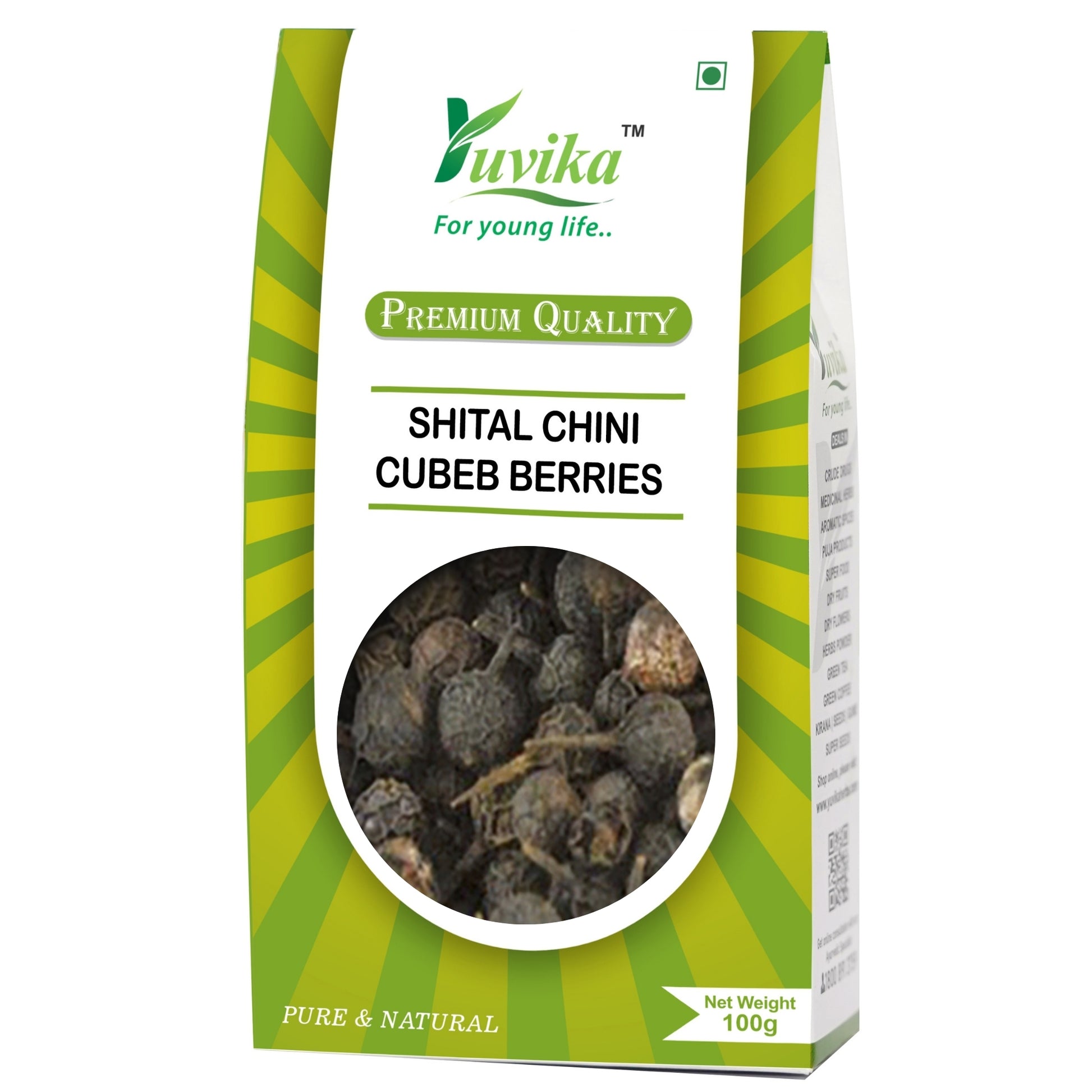 Shital Chini - Kabab Chini - Piper Cubeba Linn - Cubeb Berries (100g ...
